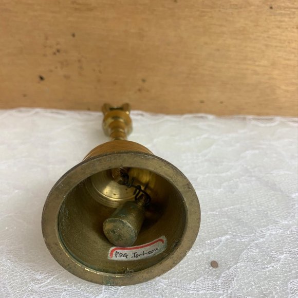 Vintage | Accents | Vintage Hand Carved Cast Iron Bell | Poshmark